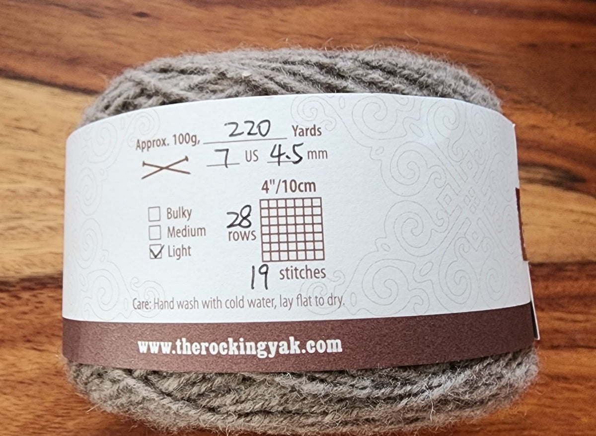100% Yak Yarn, Gray – Firebird Farms